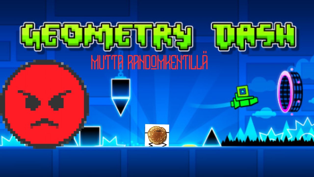 geometry dash mutta random kentillä (gd randomizer) - YouTube