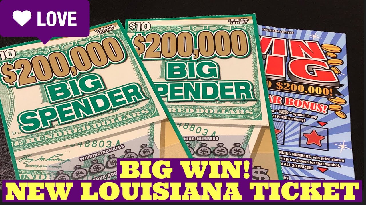 NEW LOUISIANA TICKET!!! BIG WIN! PROFIT SESSION!!! - YouTube
