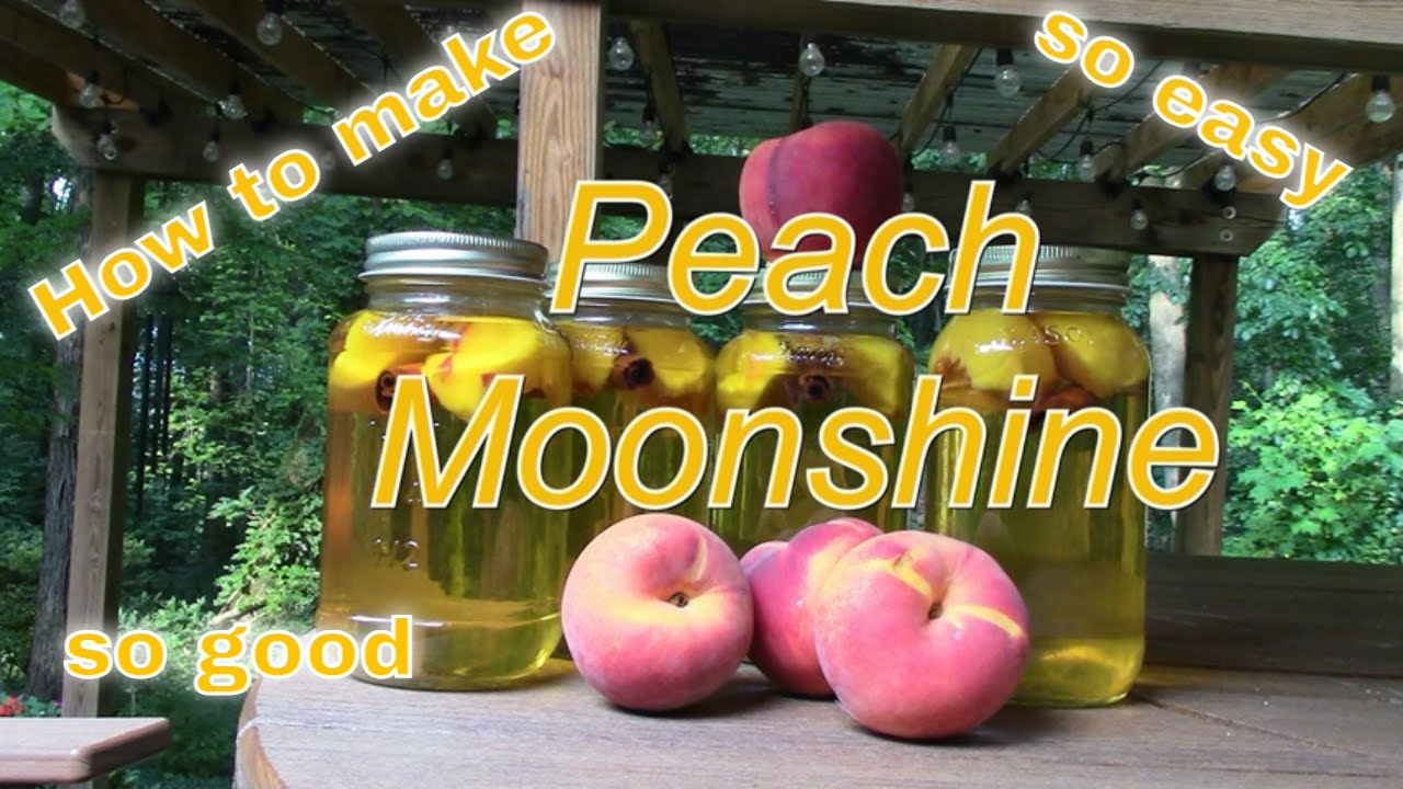 Delicious Peach Moonshine Recipe - YouTube