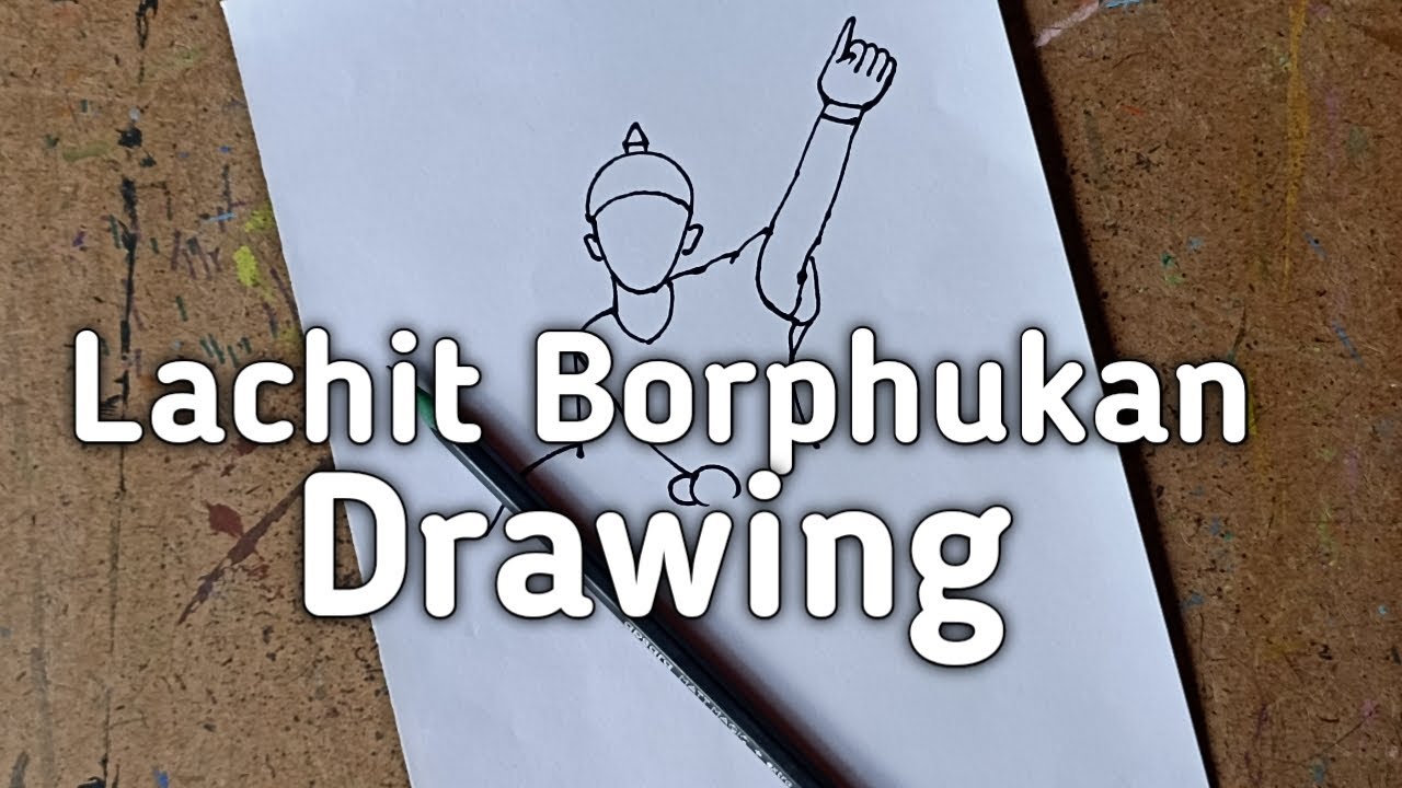 lachit borphukan drawing/how to draw lachit borphukan step by step/easy ...
