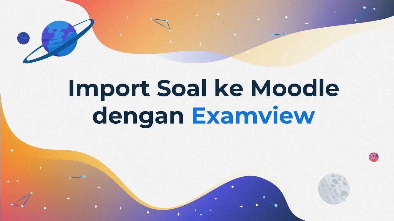 Tutorial Membuat Soal untuk LMS Moodle dengan Format Blackboard - YouTube