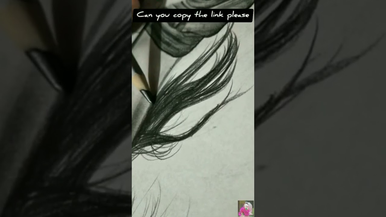 Beautiful Girl Sketch💗 | byhummu | || Humera Siddiqui || - YouTube