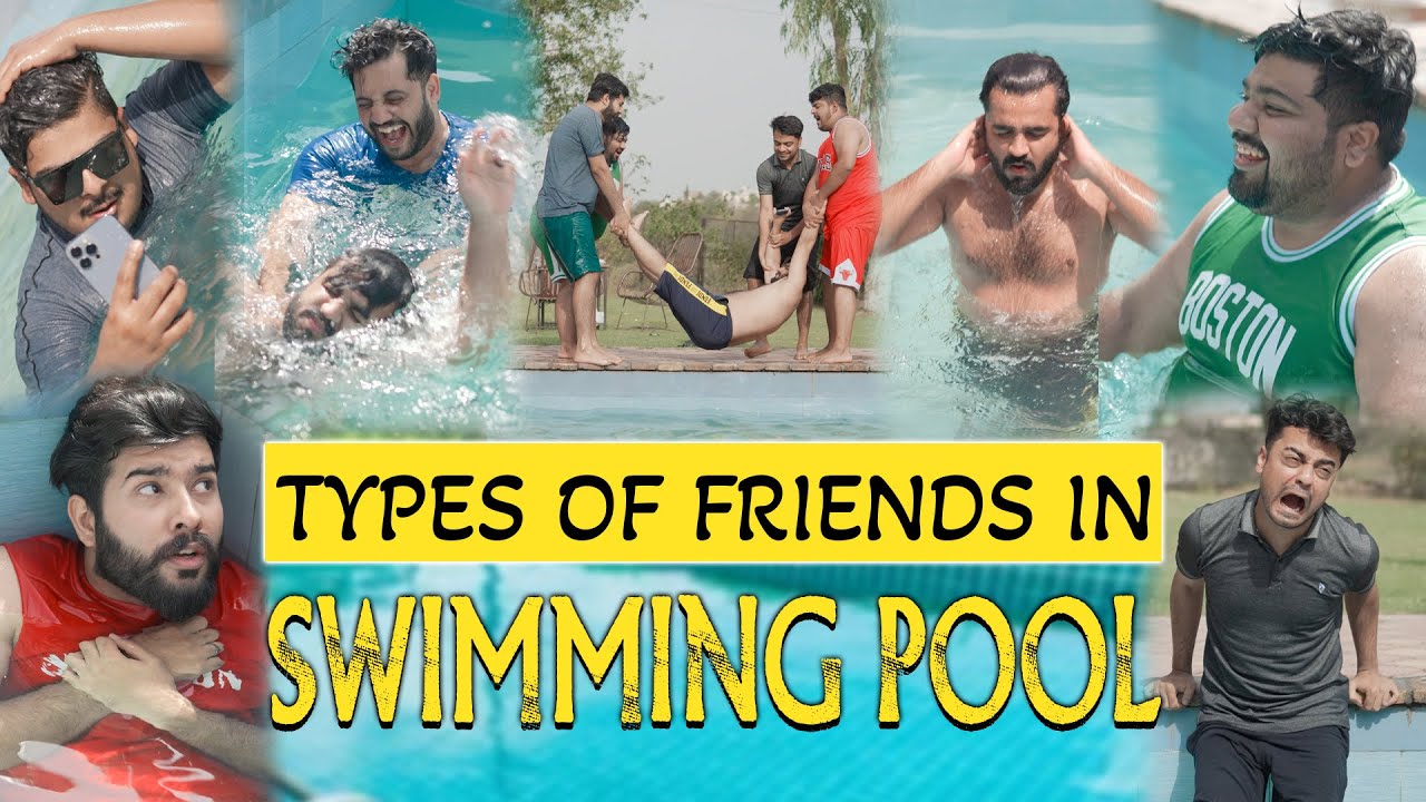 Types Of Friends In Swimming Pool | Unique MicroFilms | Comedy Skit ...