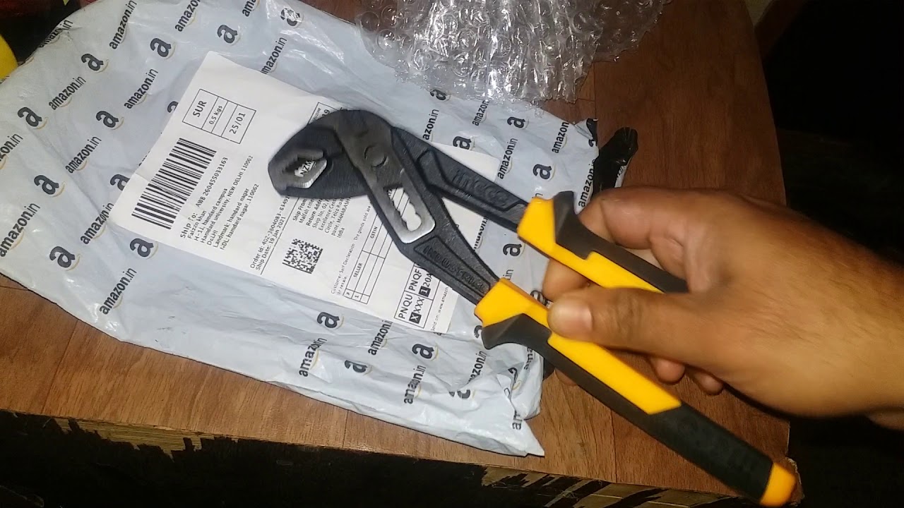 ingco water pump plier (tota plas) unboxing. - YouTube