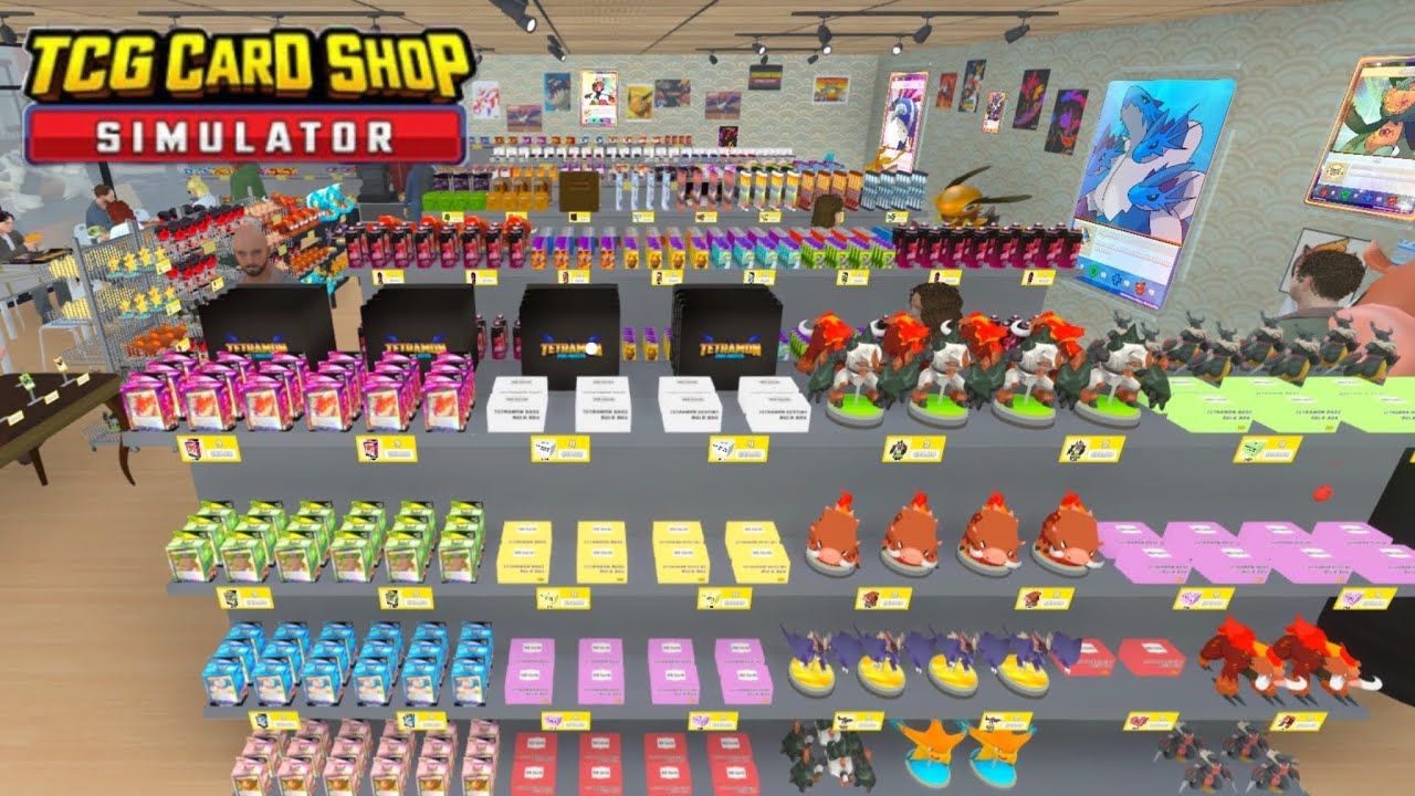 Decorating and Expanding! TCG Card Shop Sim E37 - YouTube