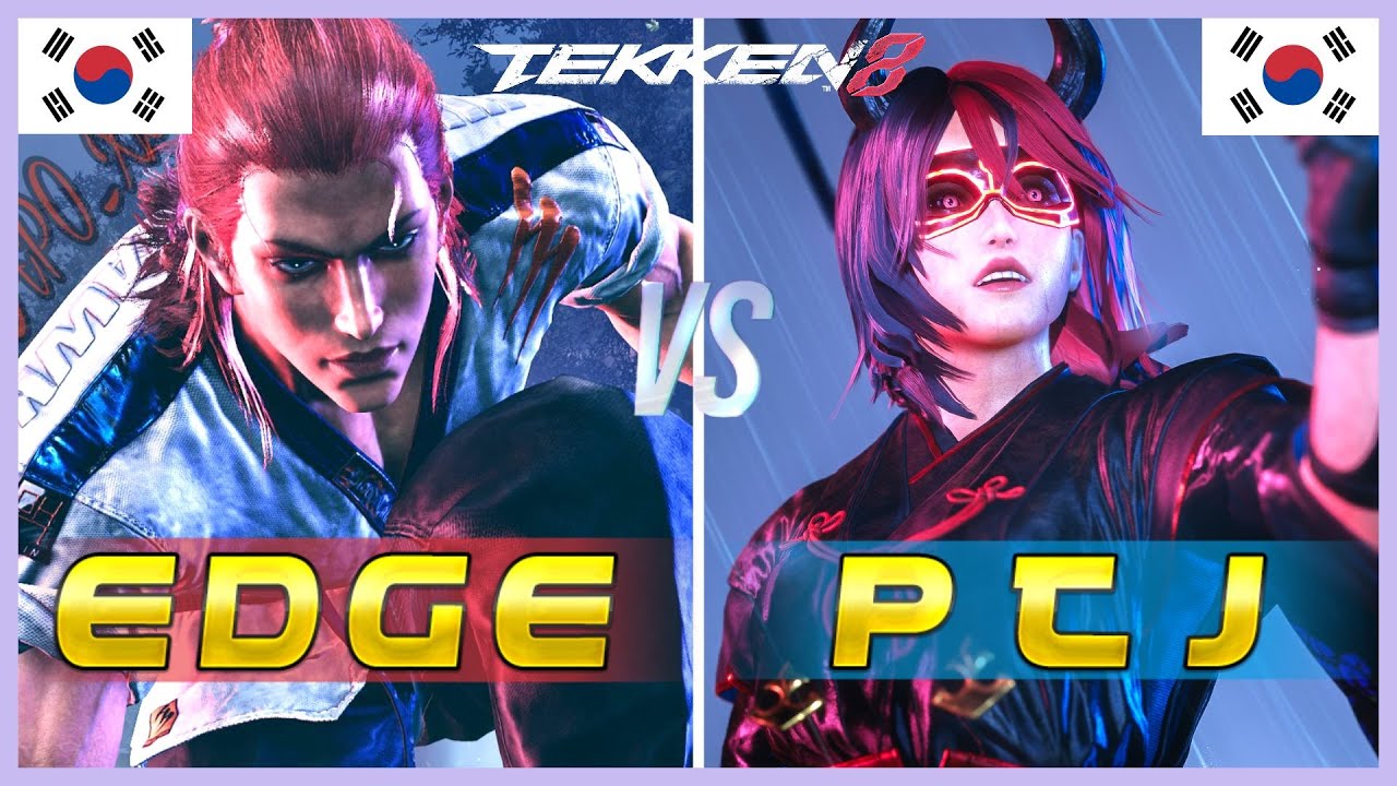 Tekken 8 Edge (Rank #1 Hwoarang) Vs PTJ (Rank #1 Jun Kazama) Ranked ...