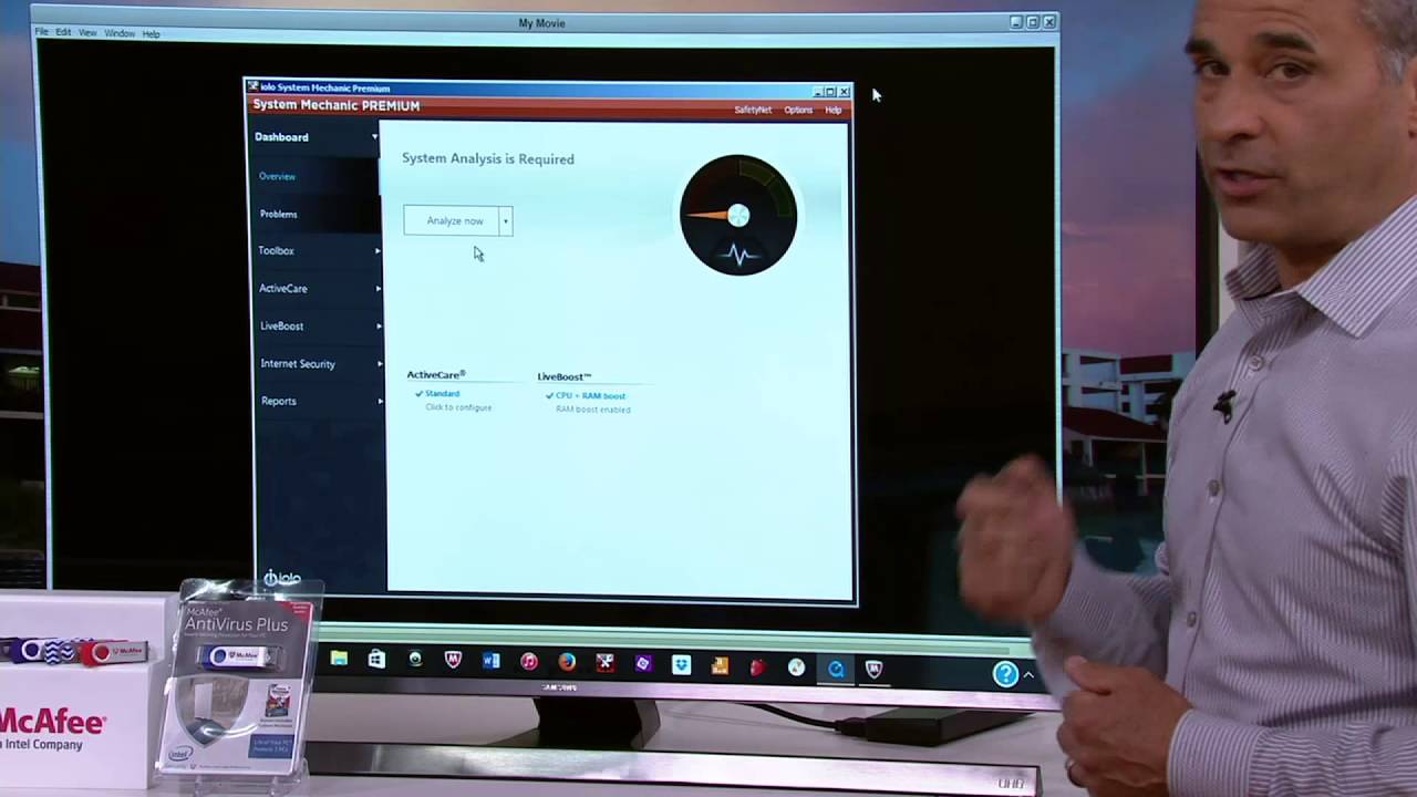 McAfee & Intel Antivirus Plus System Mechanic for Life of 7 Computers ...