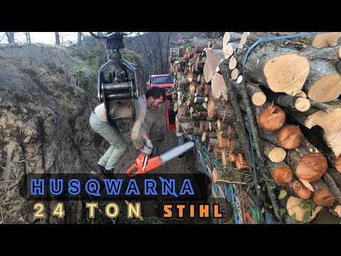 ORMANDA BİR GÜN KESİM YAPMA(Mercedes-Benz MB TRAC 800 İLE AĞAÇ ÇEKME #STIHL#Husqvarna#AS 950 DODGE
