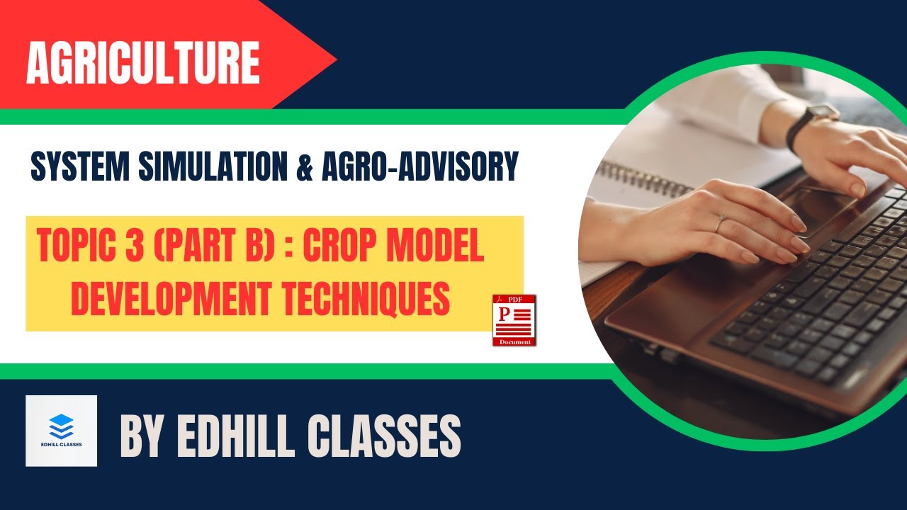 TOPIC 3 (PART B) CROP MODEL TECHNIQUES - SYSTEM SIMULATION & AGRO ...