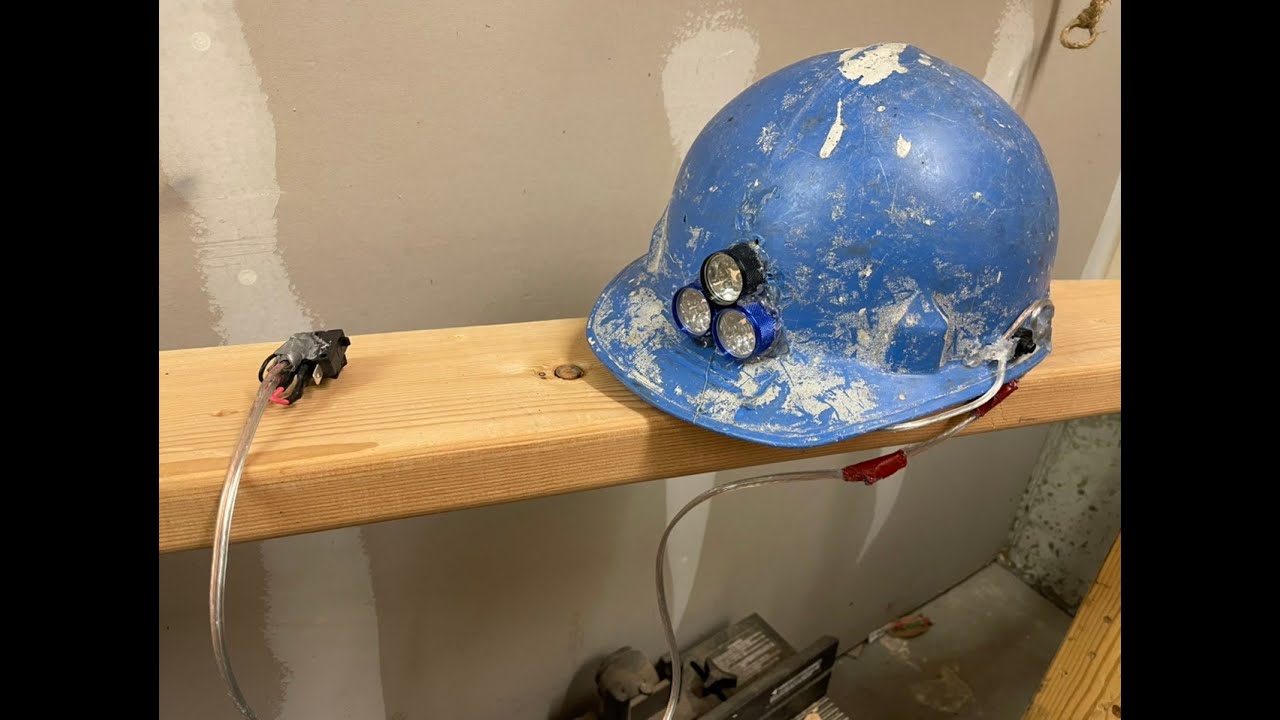 DIY Mining Helmet for Halloween Costume (Functional) - YouTube