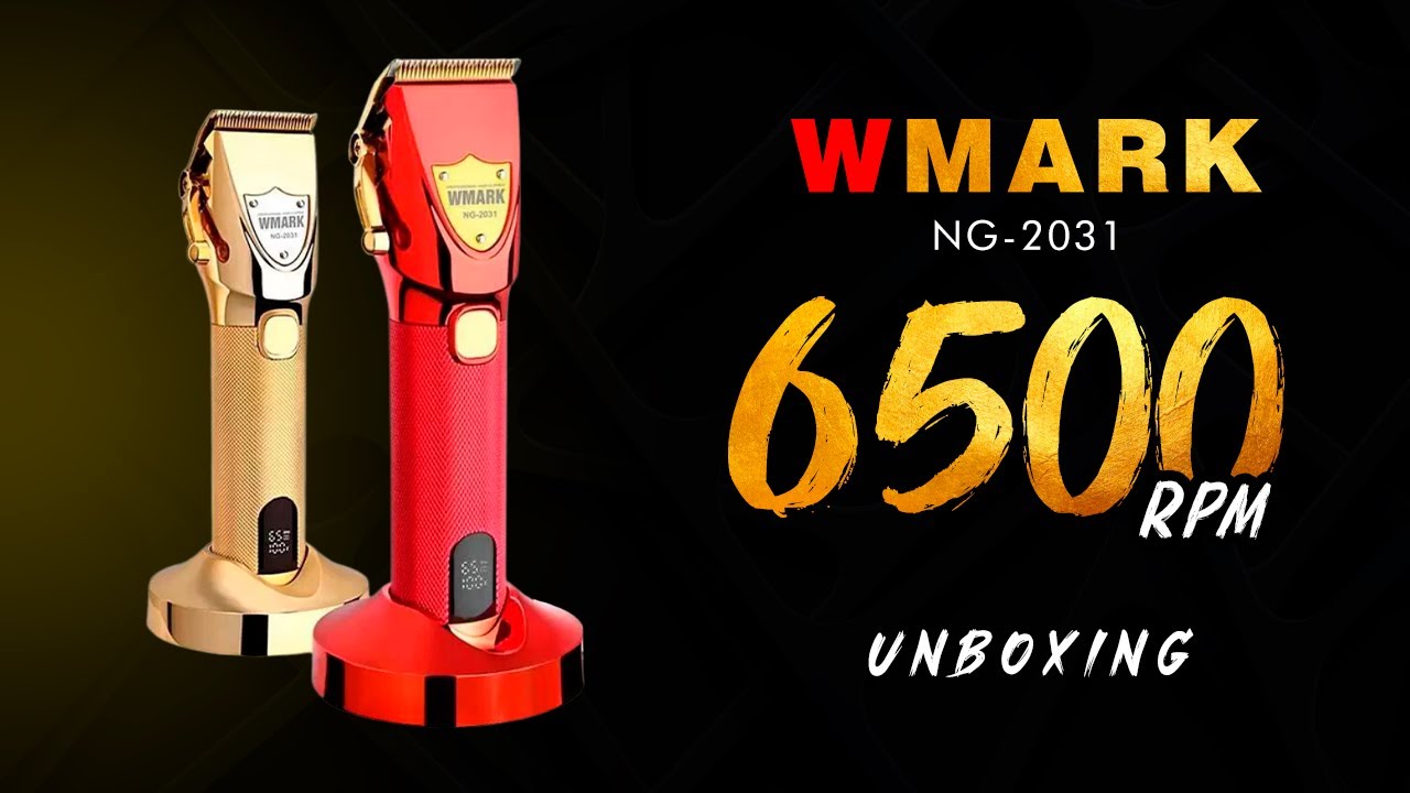 💈 Wmark NG-2031 | Máquina de Corte - UNBOXING COMPLETO - YouTube