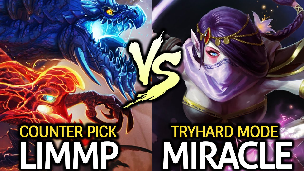 MIRACLE TA Tryhard Mode VS 10K MMR Jakiro Counter Pick Dota 2 - YouTube