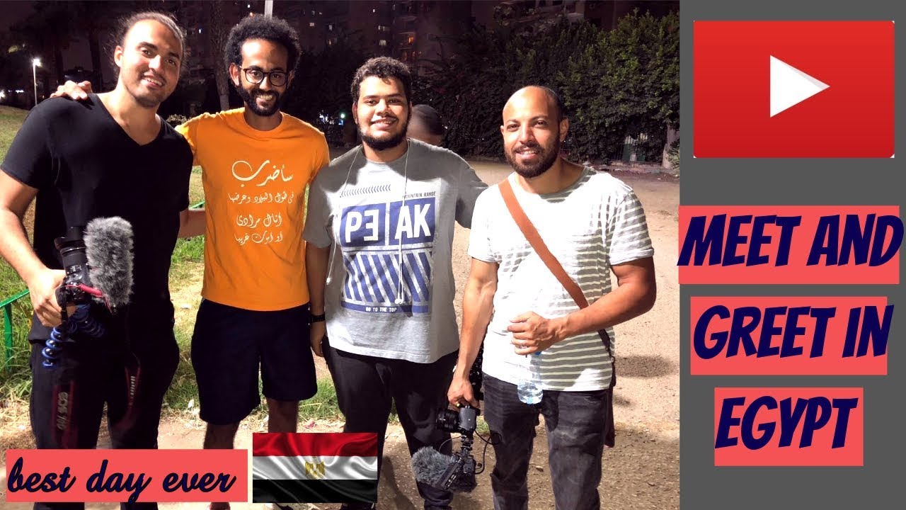 Meet and greet in egypt || قابلت مشاهير اليوتيوب المصريين - YouTube