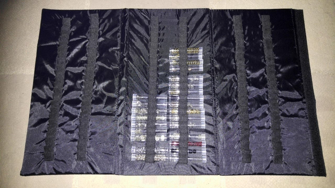 The Beadsmith Bead Tube Tower Mini Storage Unit 6.5 inches, Folds ...