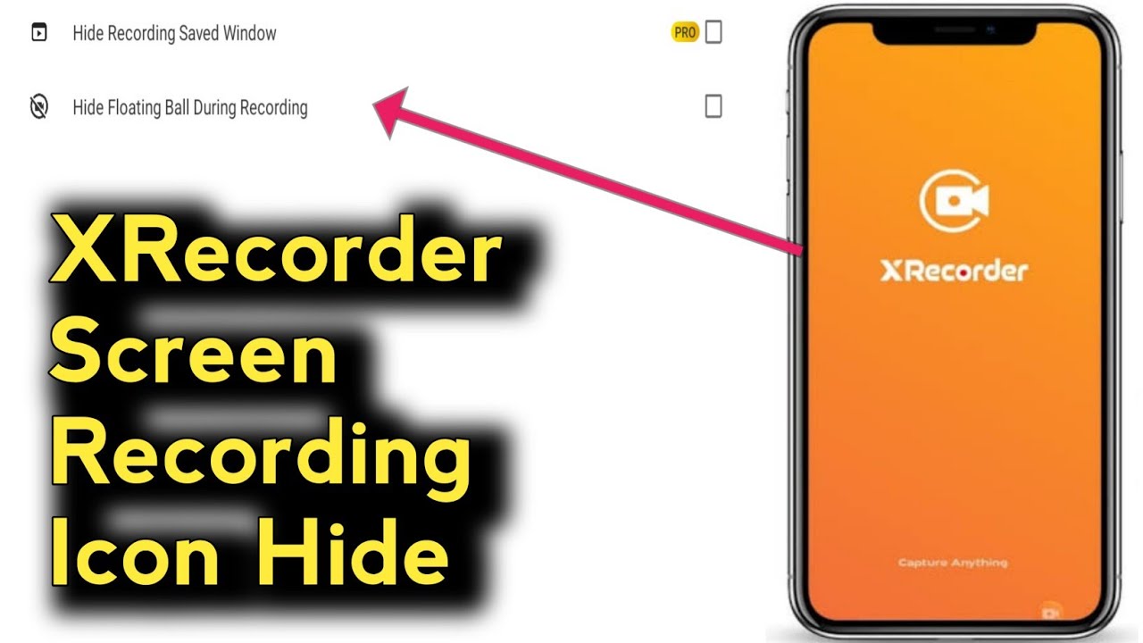 Hide or Remove Record Window During Screen Recording In Screen ...