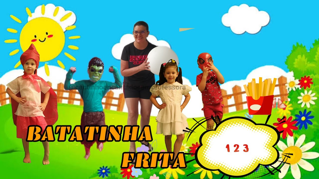 Batatinha Frita 1, 2,3! | Música infantil. Brincadeira para o Dia das ...