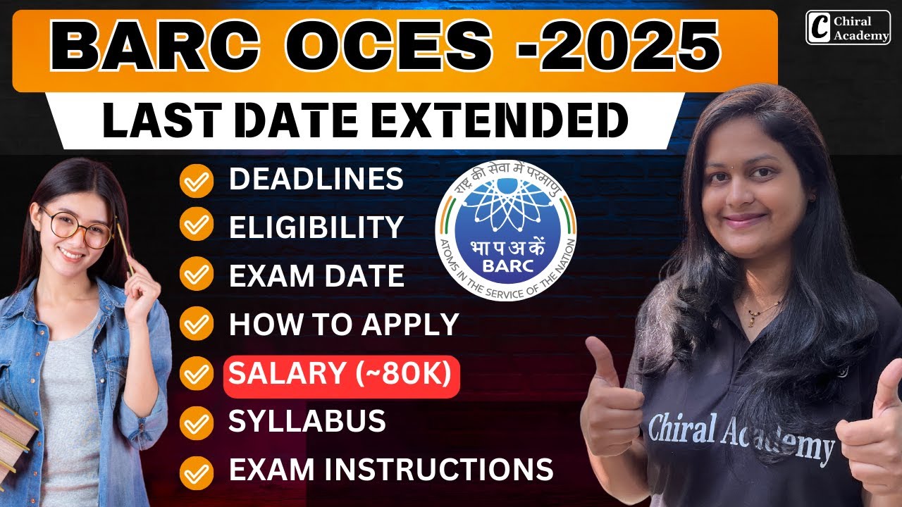 BARC EXAM : Last Date Extended, Important Dates, Eligibility,Selection ...