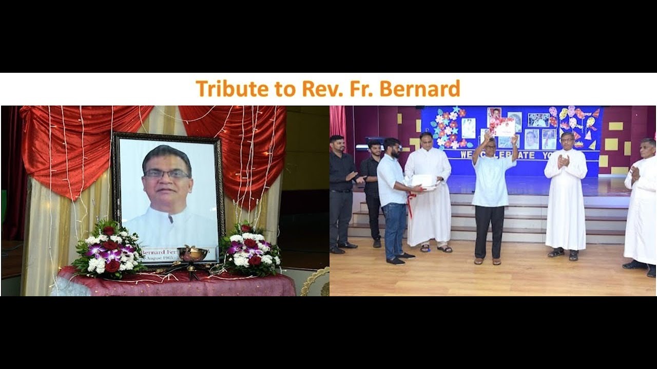 Tribute to Rev Fr Bernard Fernandes - YouTube
