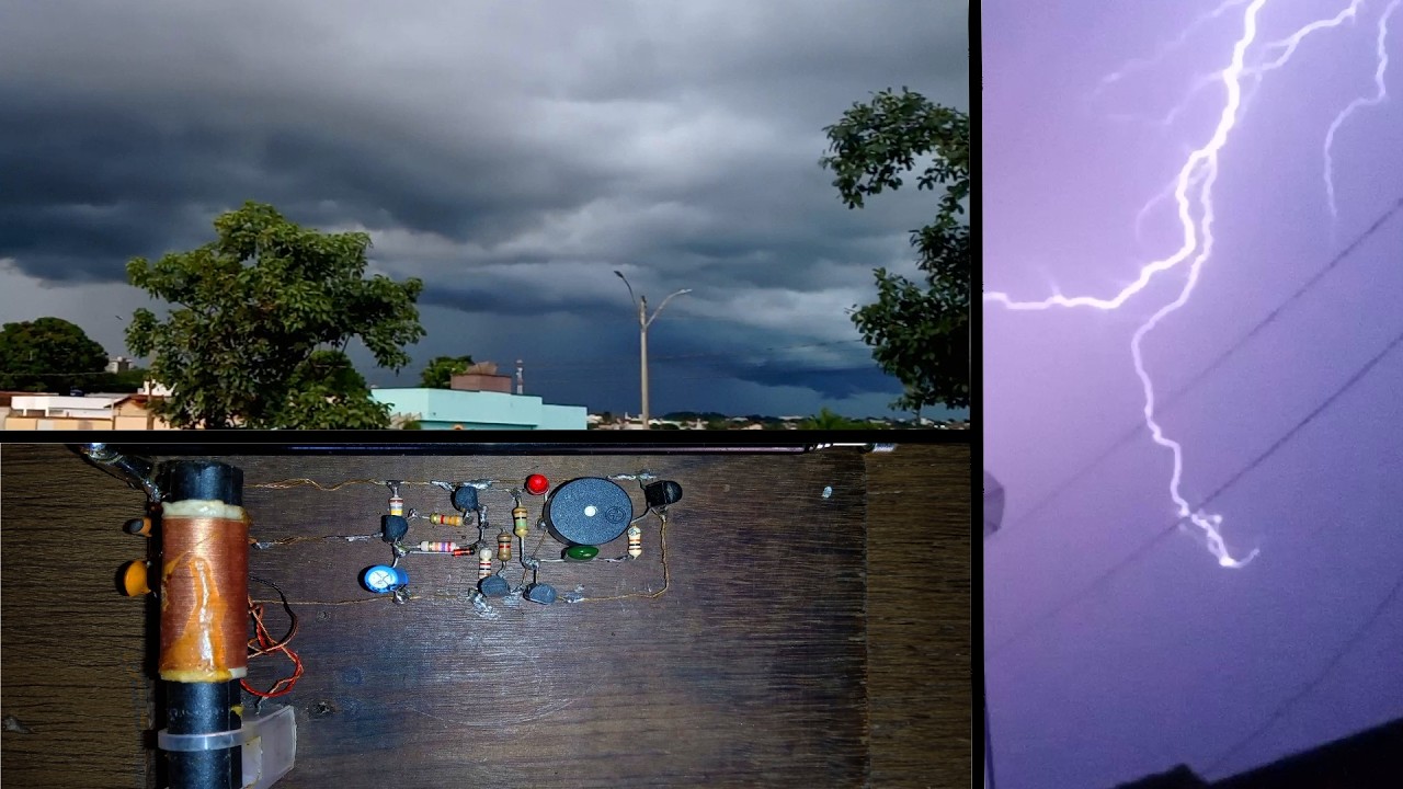DIY Lightning Detector Circuit - YouTube