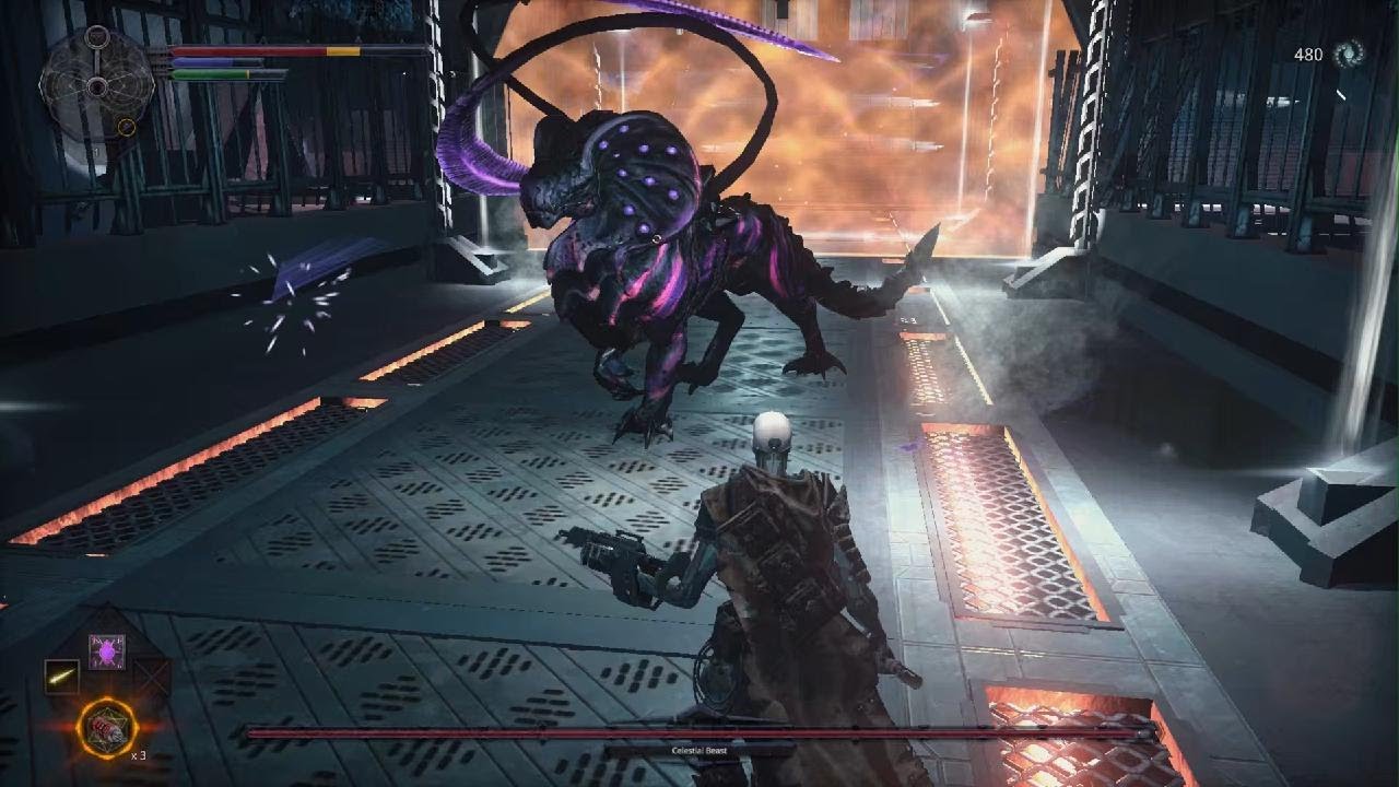 Hellpoint_Celestial Beast boss fight - YouTube