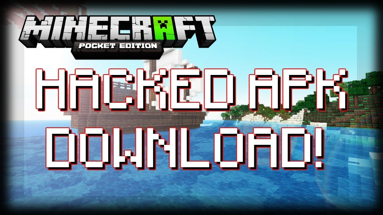 MINECRAFT HACKED APK! - YouTube