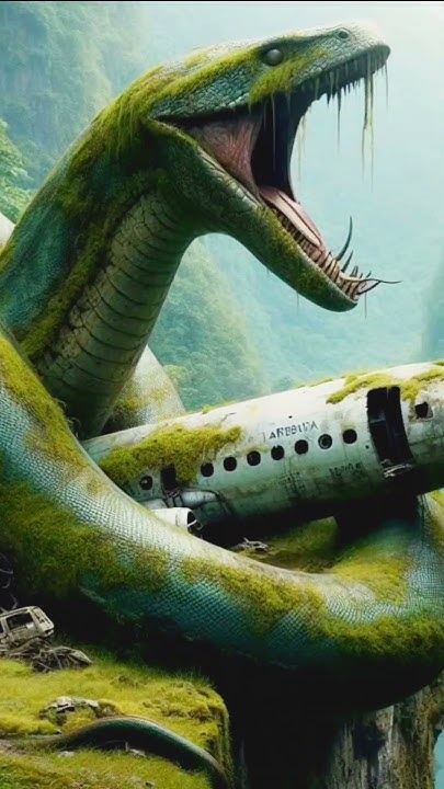 Amazon jungle | monster anaconda | airplane #nature #snake #airplane ...