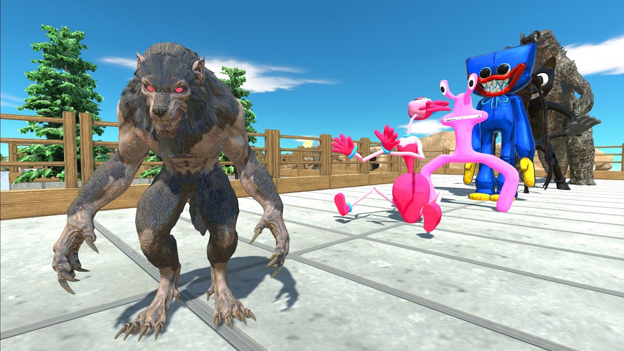 Werewolf Pyramid Death Run - Animal Revolt Battle Simulator - YouTube