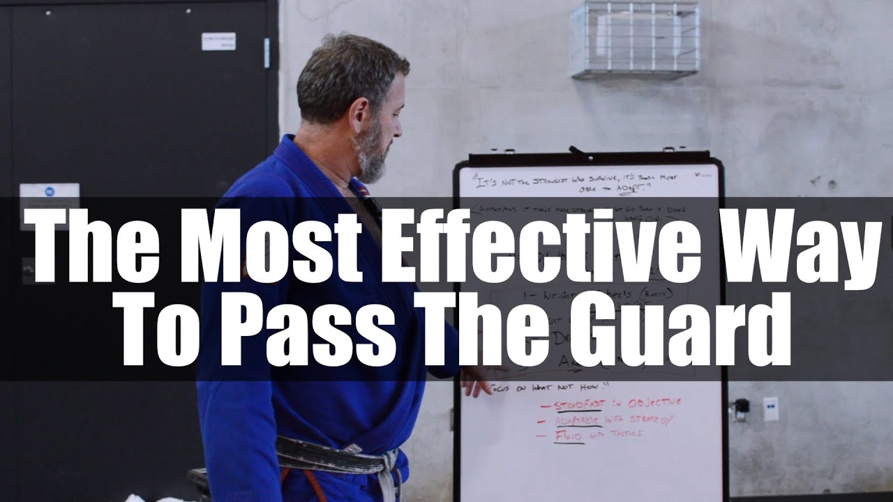 The Most Effective Way To Pass The Guard Explained - YouTube