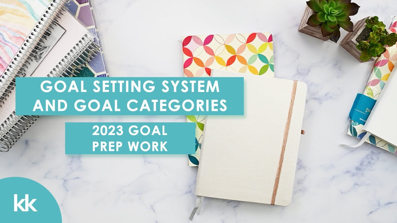 DIY Goal Setting System Goal Planning Notebooks and Kanban Supplies for ...