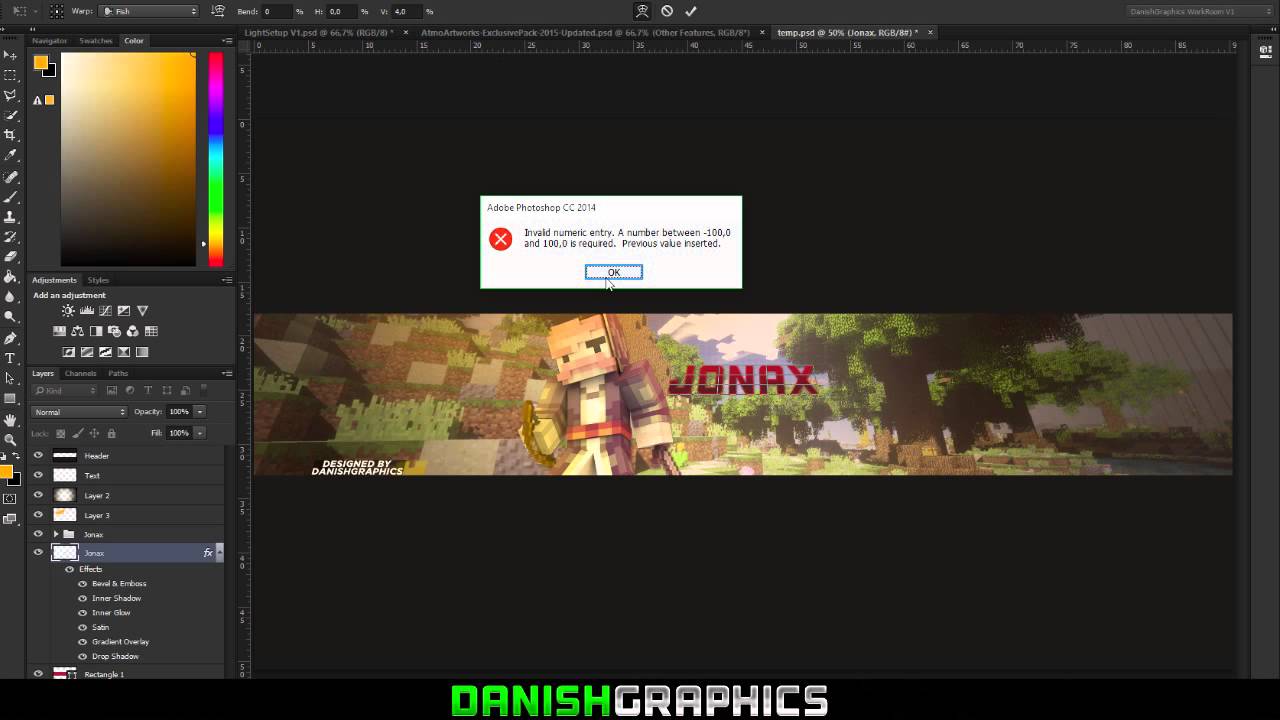 Danish Graphics » Banner Speedart - Jonax [REUPLOADED!] - YouTube