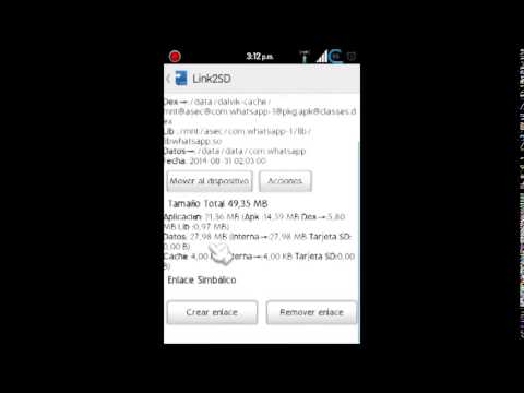 TUTORIAL Como enlazar aplicaciones a la particion con LINK2SD PLUS ANDROID - YouTube