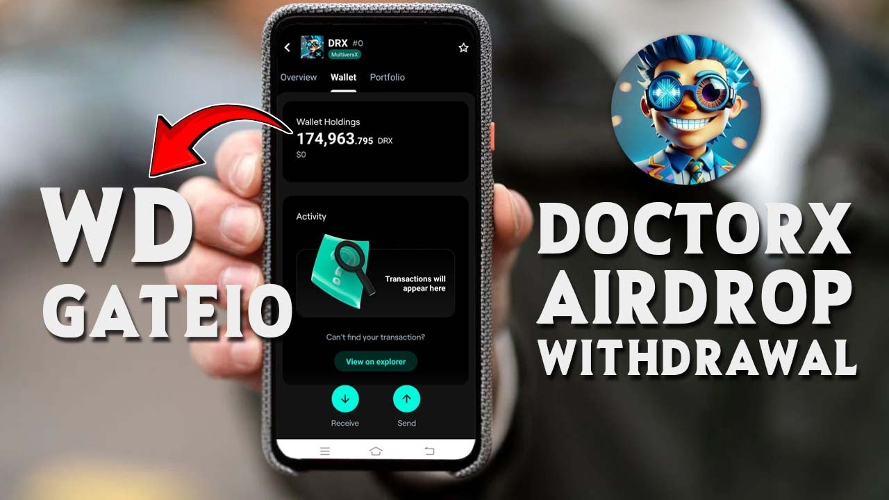 Tutorial Cara Withdraw Token $DRX DoctorX Airdrop Untuk Pemula | BKD tutorial Airdrop withdrawal ...