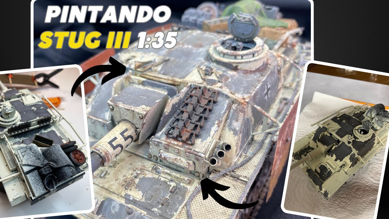 Full Painting: STUG III (Sturmgeschütz III ausf.g) Tamiya 1:35 - YouTube