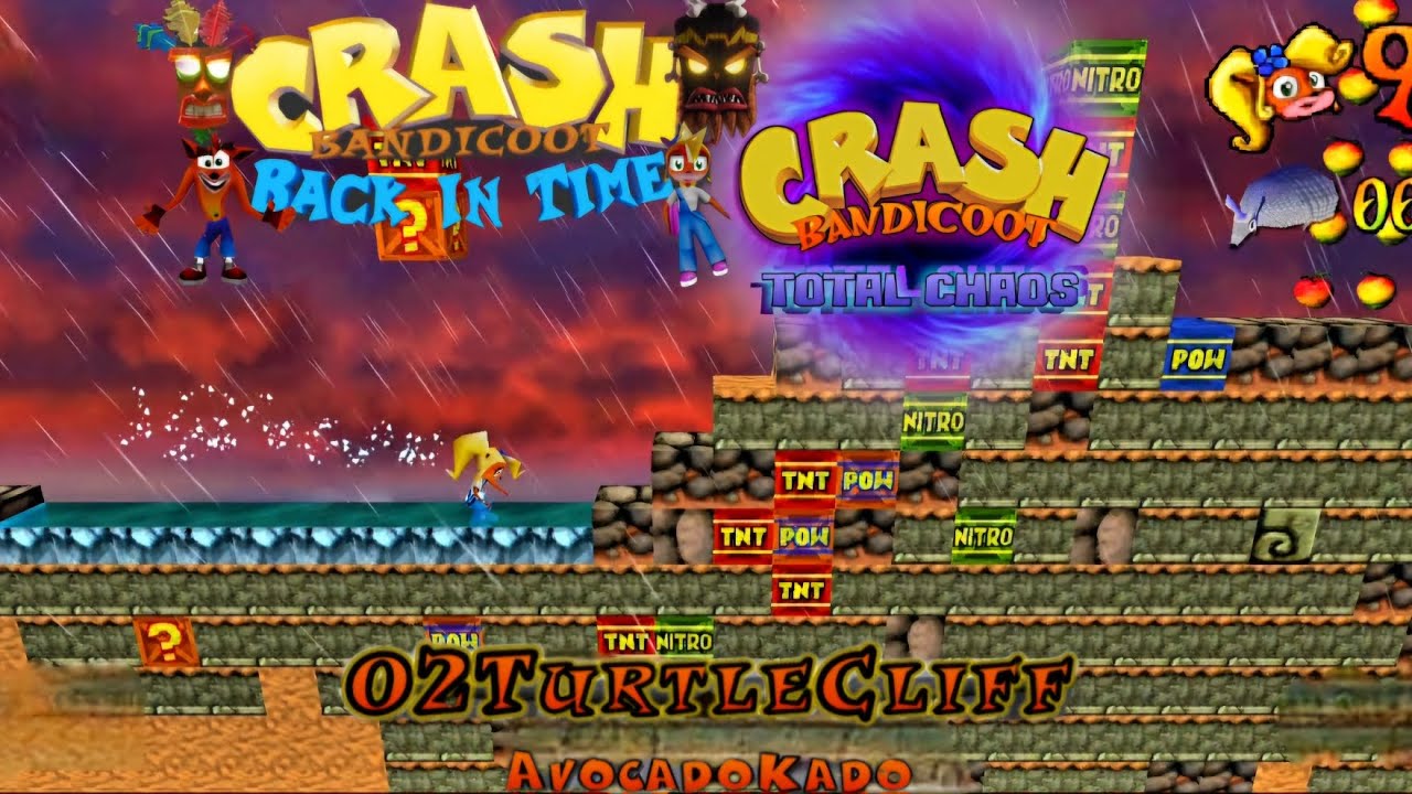 Crash Bandicoot - Back In Time Fan Game: Total Chaos: Turtle Cliff By ...