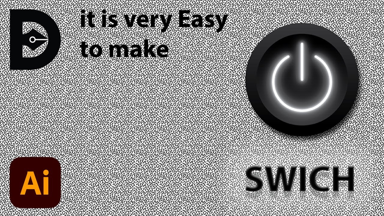 power button switch design in adobe illustrator it's very easy design ...