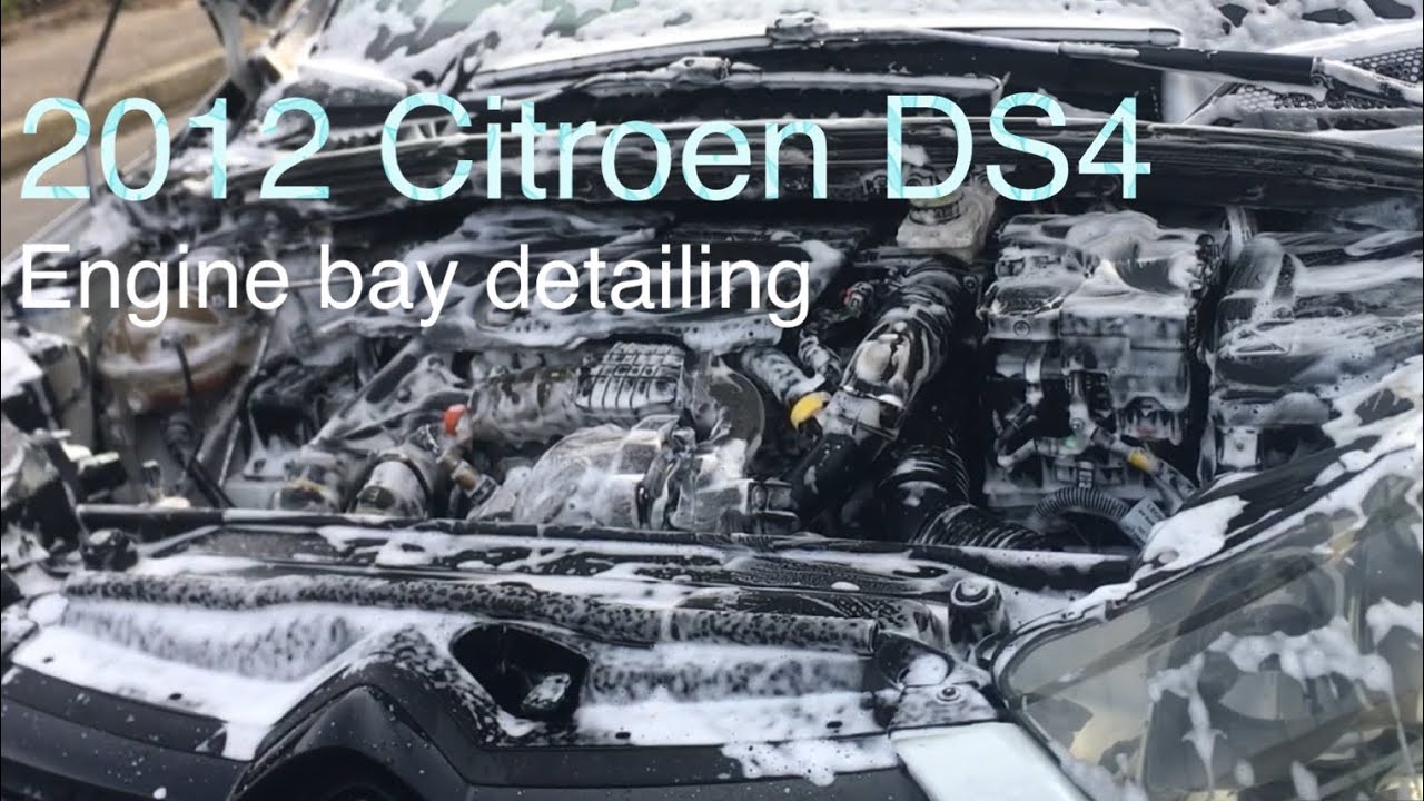 2012 Citroen DS4 engine bay detailing | ASMR - YouTube