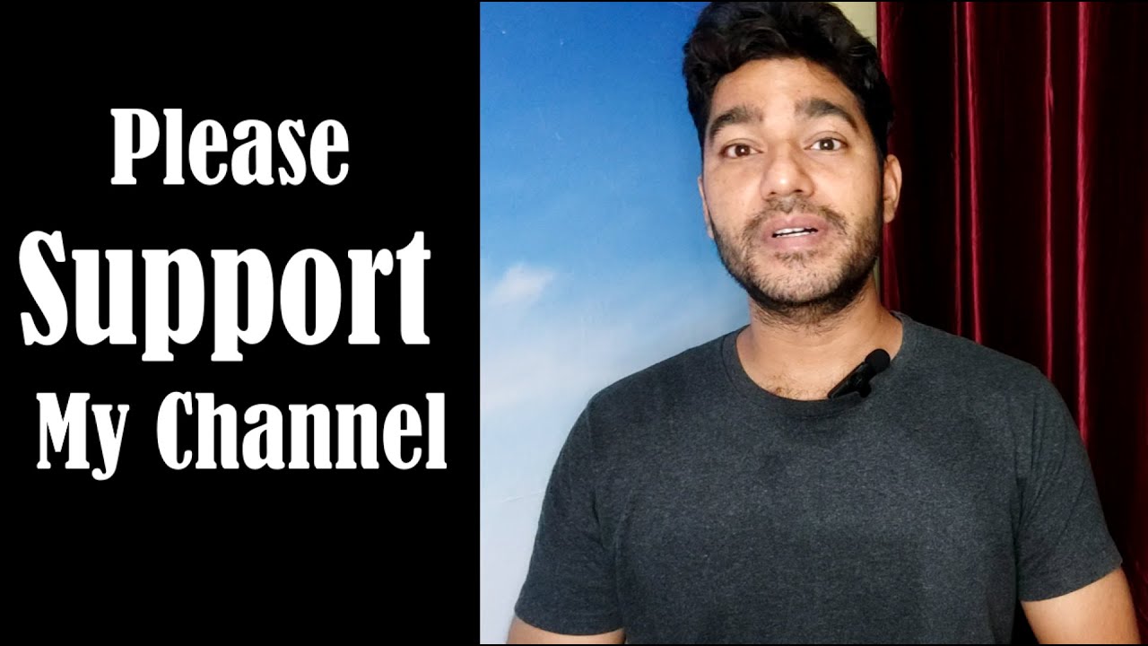 URGENT: Appeal To My Viewers: Please Support My Channel - YouTube