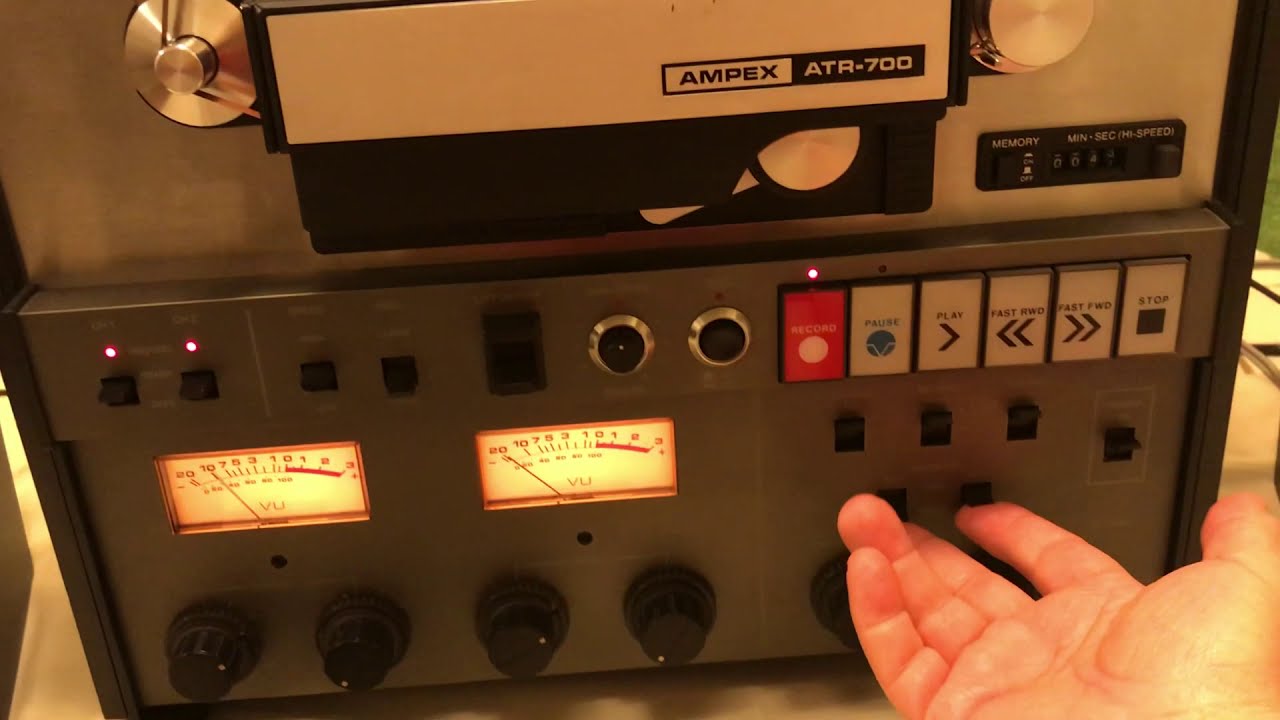 Ampex ATR-700 7,1/2 & 15ips (Bench Testing) - YouTube