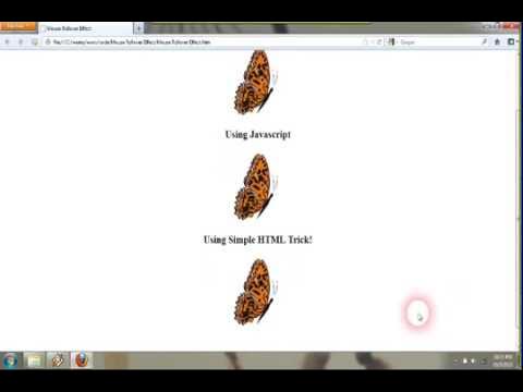 JavaScript Image Rollover, Html Css Image Rollover, Mouse Rollover Image Effects - YouTube