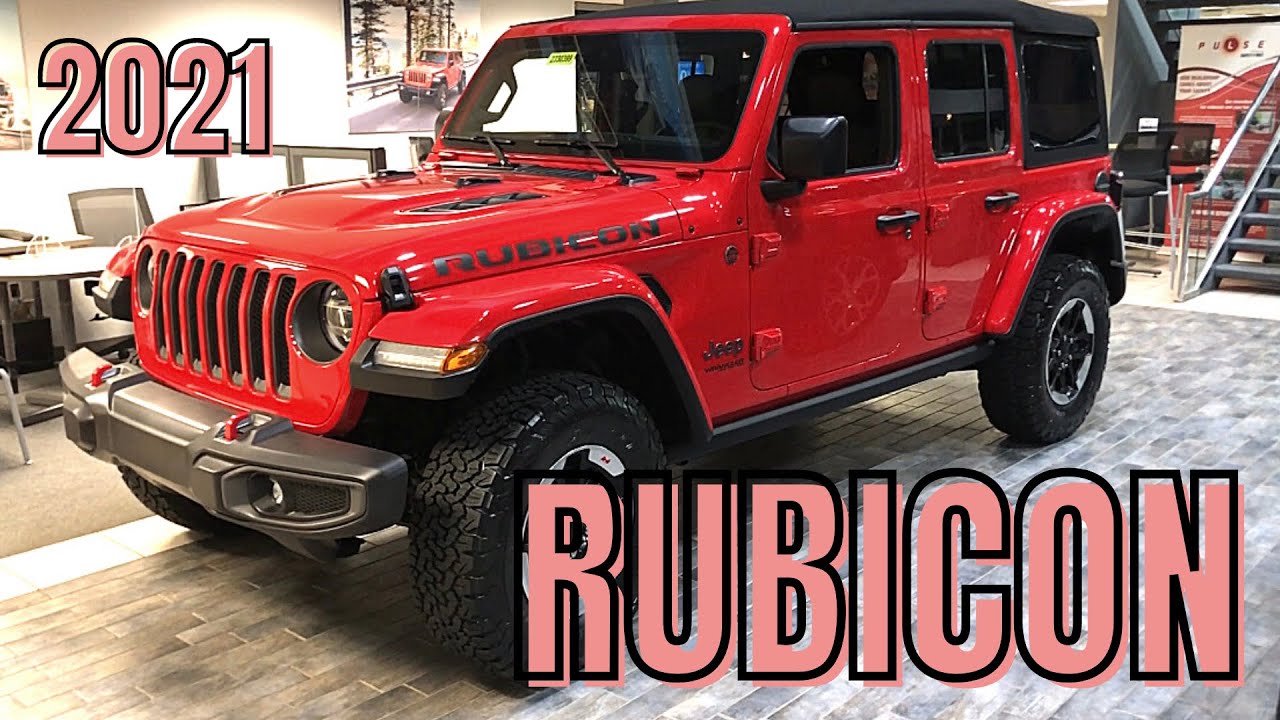 2021 Jeep Wrangler Rubicon Firecracker Red - YouTube