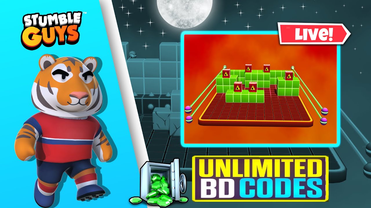LEGENDARY BLOCK DASH UNLIMITED CODES EU AND INW | Stumble guys Live ...