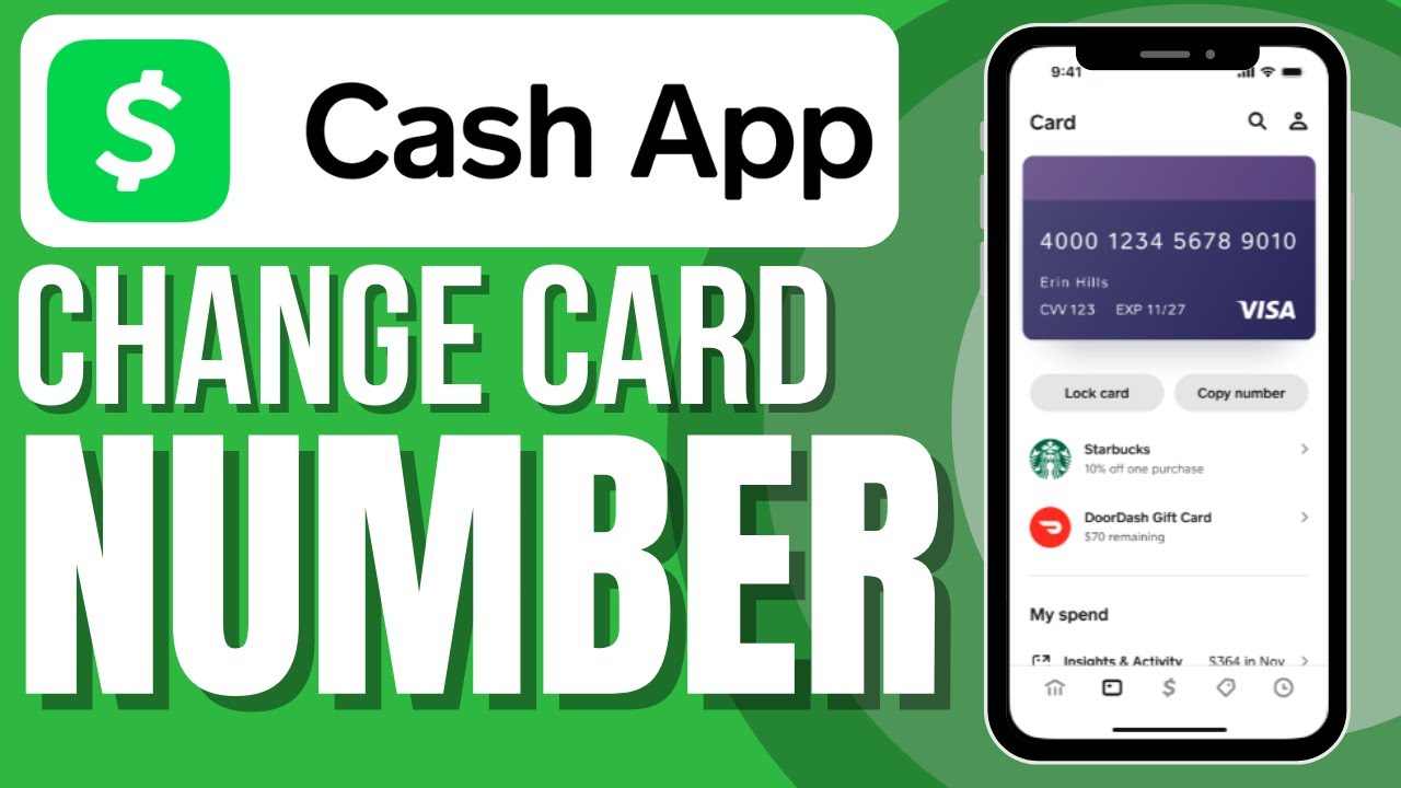 How To Change Your Cash App Card Number - YouTube