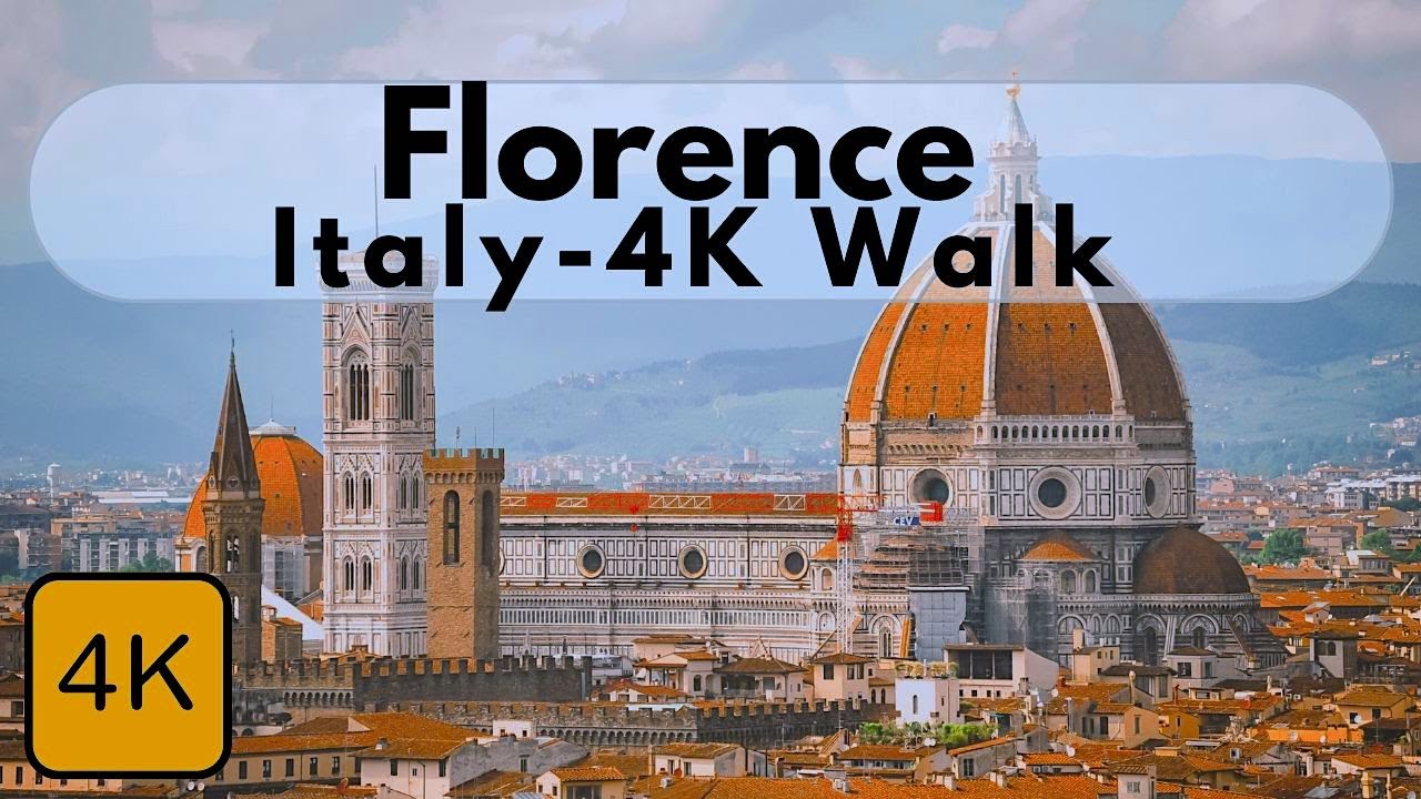 4K walking tour in a sunny autumn day in Florence/Firenze #firenze # ...