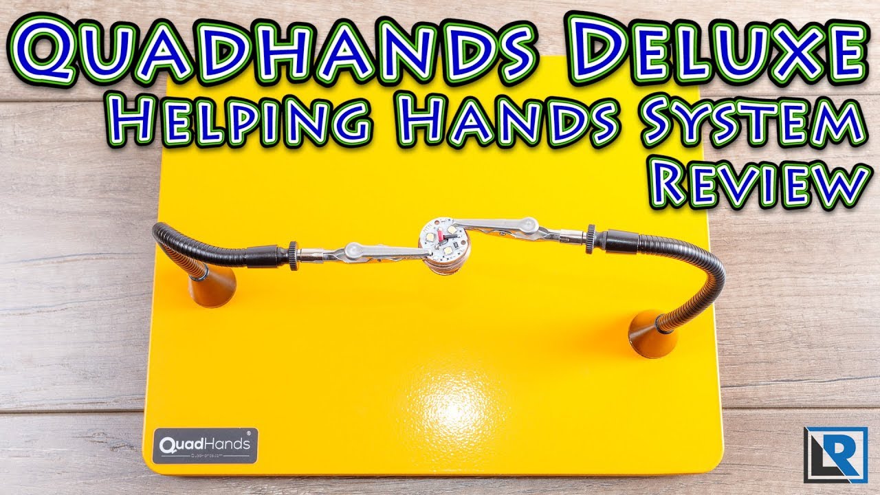 Quadhands Deluxe Helping Hands System Review (If you solder you need ...