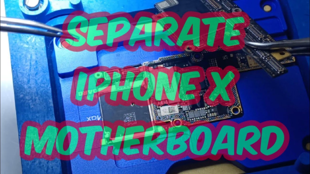 Separate iPhone X Using iT3 Pro - YouTube