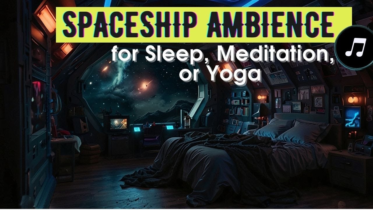 👩‍🚀 SNUG BEDROOM in SPACE 🛌/ HI TECH SPACESHIP BEDROOM / COSY SPACESHIP ...