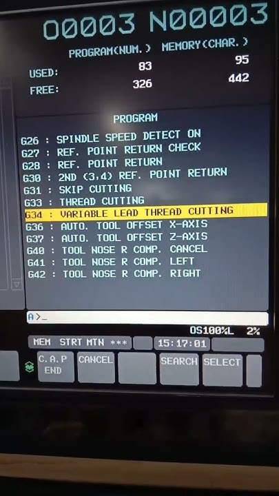 G76 Threading Cycle Direct Editing On Fanuc Oitf Cnc Fanuc G76