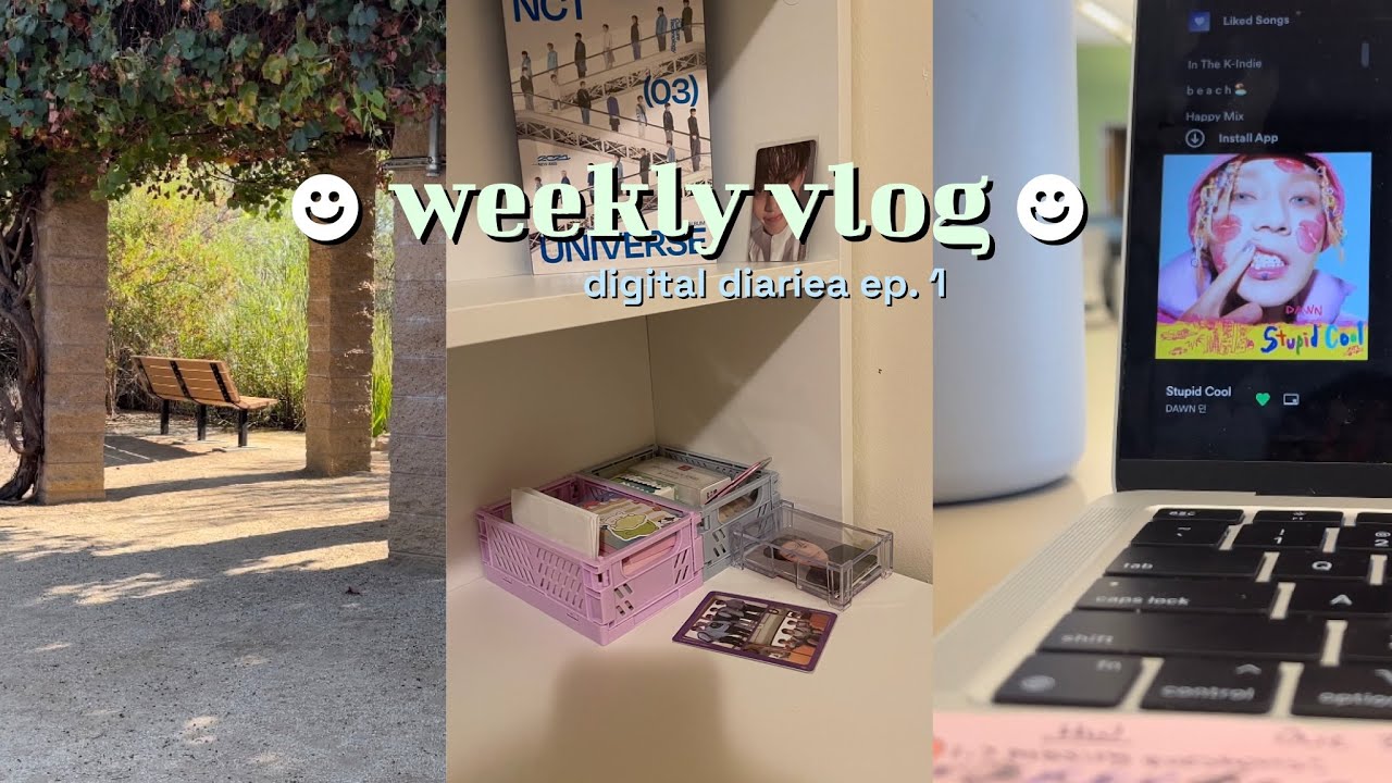 digital diaries ep.1 🧩 first vlog, 1st week of college, shopping ...