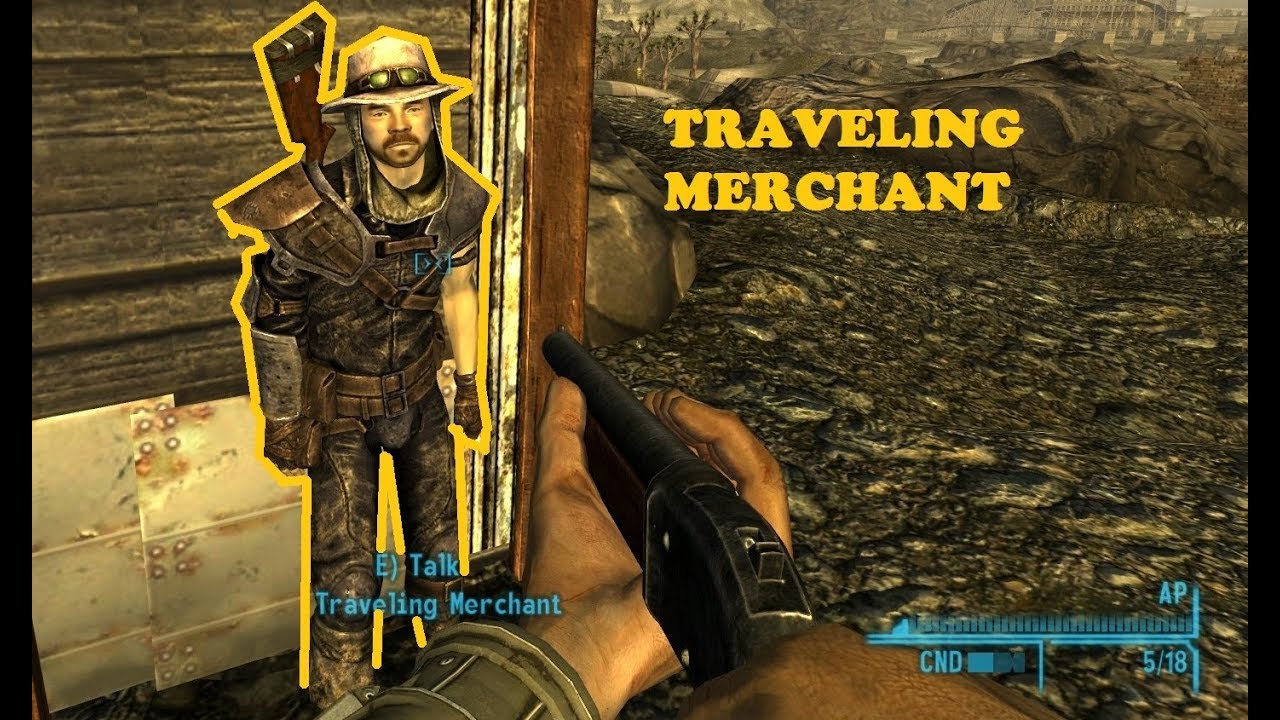 Fallout New Vegas - Traveling Merchant - YouTube