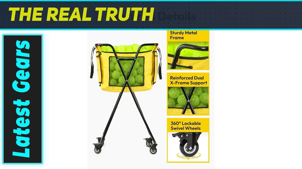 A11N SPORTS Pickleball Hopper: Game-Changing Caddy for Serious Players ...